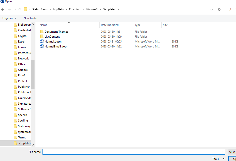 Setting Default Shapes in the Word app, not just in the Document ...