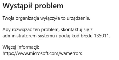 Help Needed to Fix Error 135011 After Accidentally Removing Device from ...