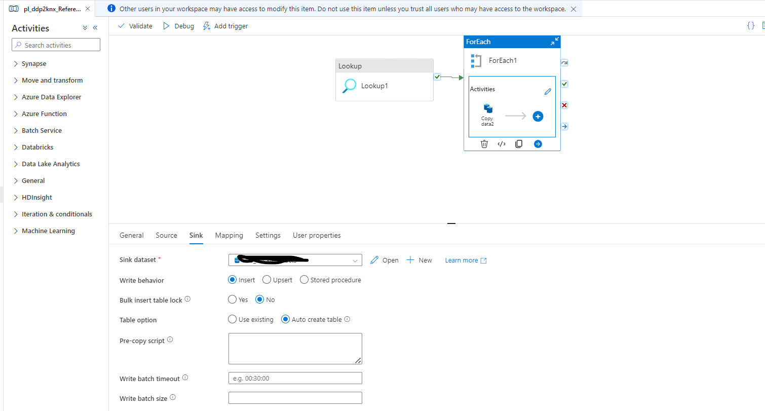 For each loop in adf - Microsoft Q&A