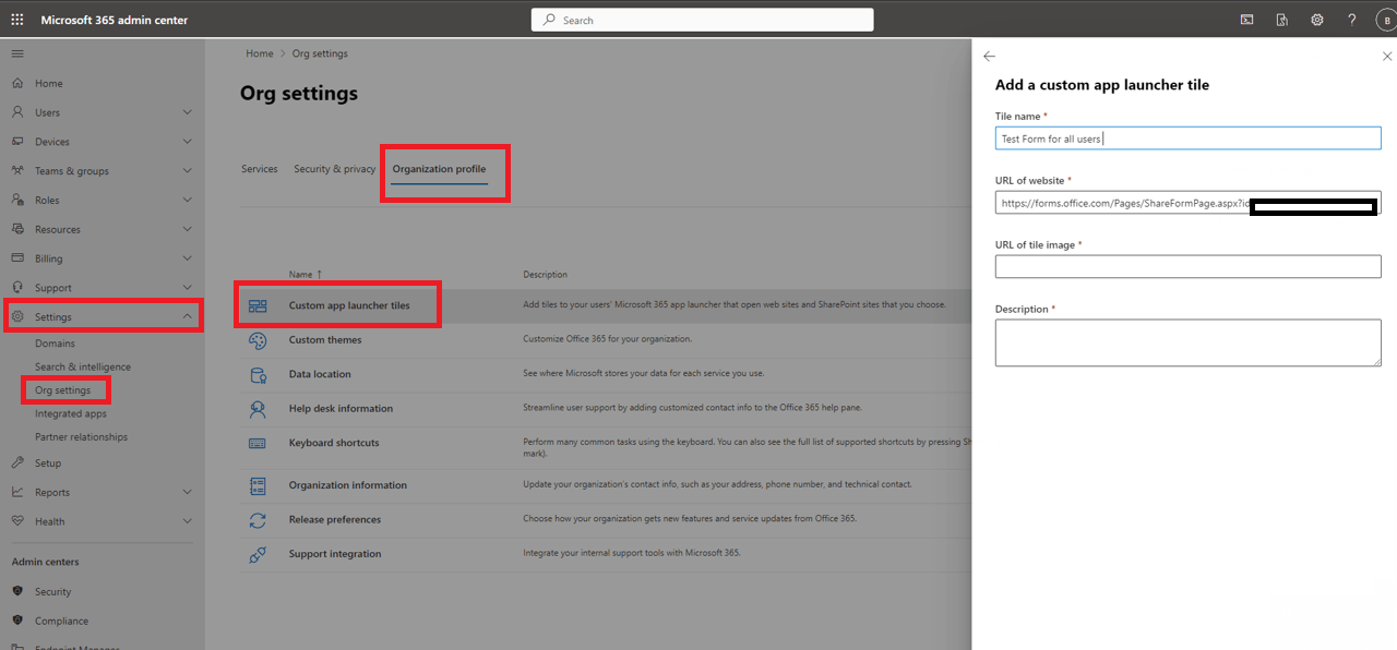 How can I build a custom branded Forms template that can be available ...