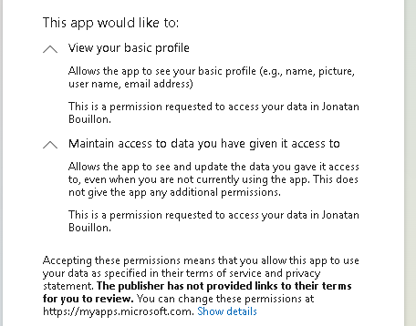 Discrepancy in Consent Scopes Between Microsoft Entra ID and ...