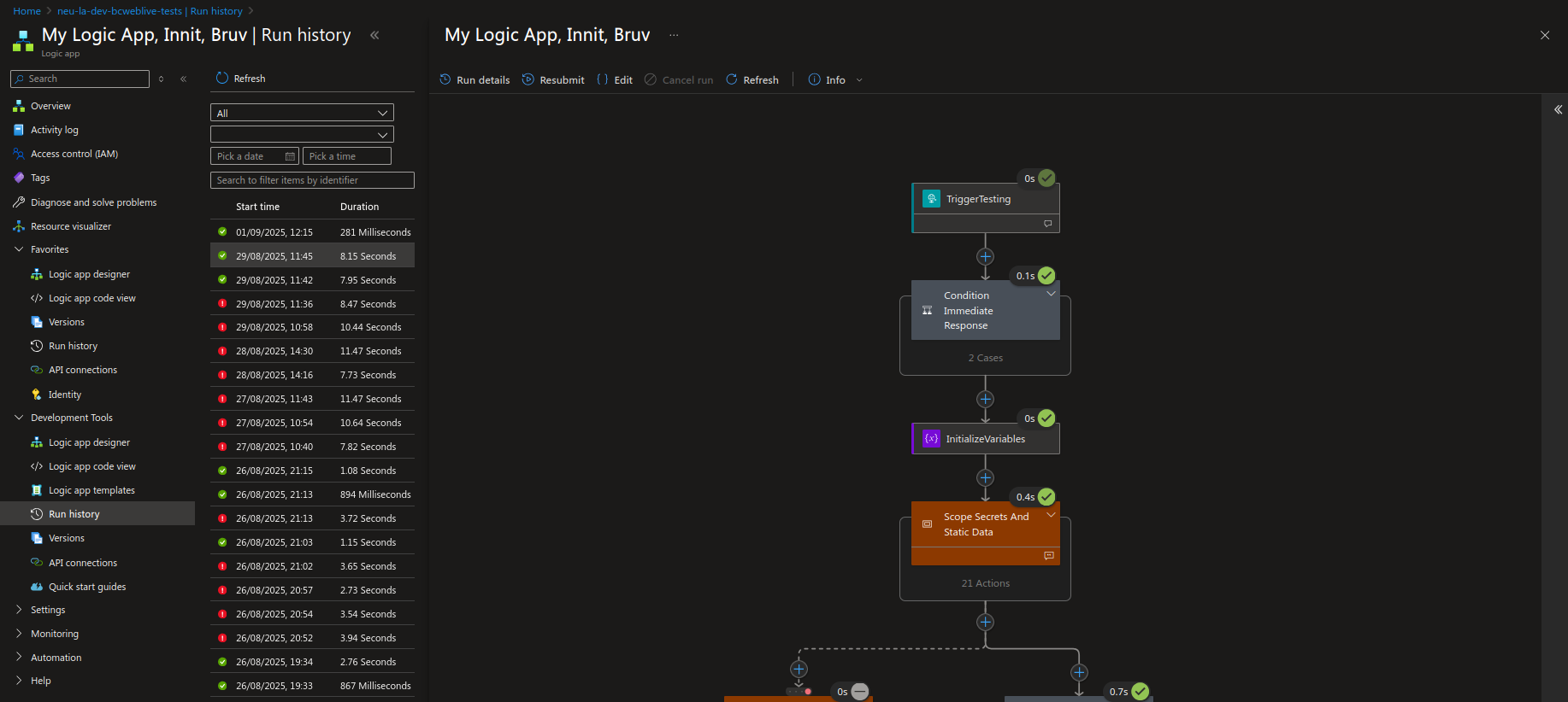 Logic Apps - Run History - How Do I Build The URL To Goto The "Run History" Screen On A Specific ...