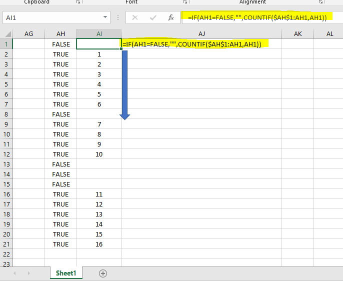 Excel function =Row(A1) Dynamic? - Microsoft Q&A