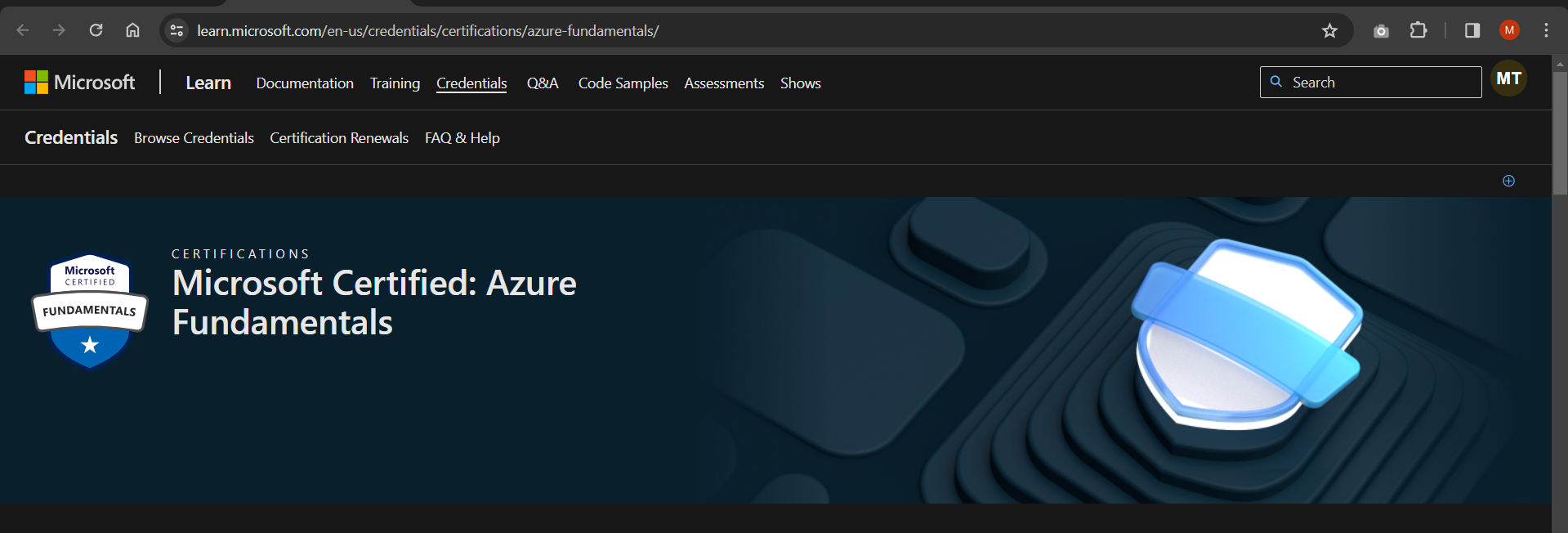 My certification is expiring not getting option to renew - Microsoft Q&A