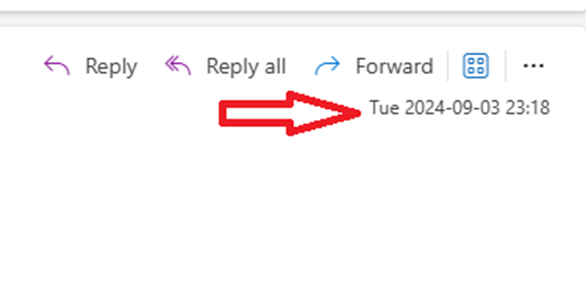 How do I get the received dates to show in the columns with received ...