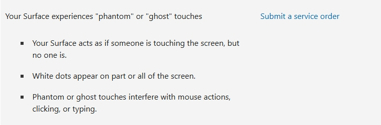 Grey translucent dots appearing on screen of Surface Book 2 - Microsoft Q&A