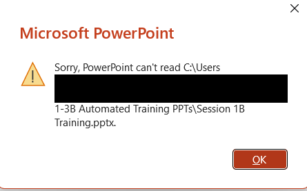 Powerpoint is not connecting to my account login, the internet or able ...