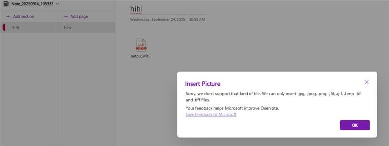 win11でonenoteに取り込んだpdfのグラフィックが壊れる - Microsoft Q&A
