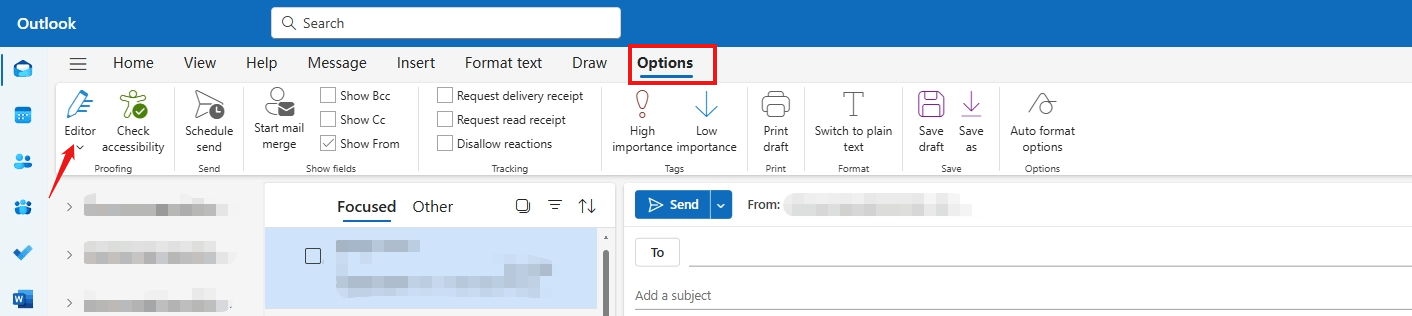 I've updated Outlook 365 and have no Editor function, so I have no ...