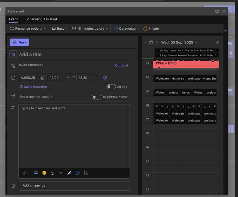 Teams link not being generated - Microsoft Q&A