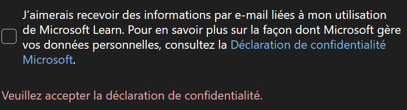 Obligation de recevoir des spam de Microsoft, pour accéder a cette ...