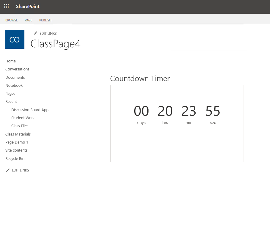 Resize the Countdown Timer web part for SharePoint Modern pages - Microsoft Q&A