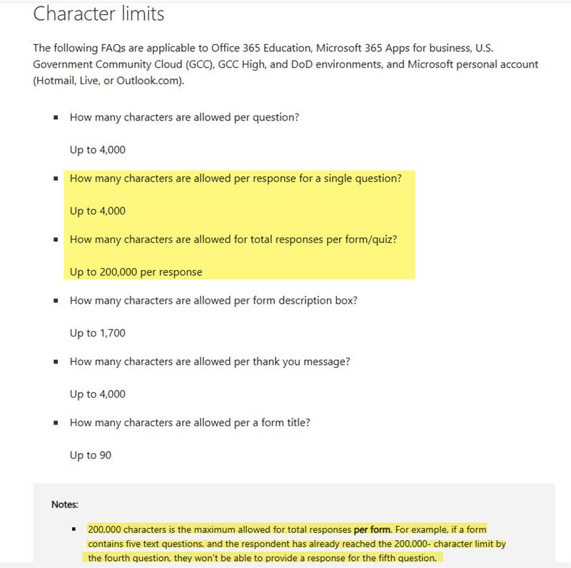 Microsoft Forms Issue - Microsoft Q&A