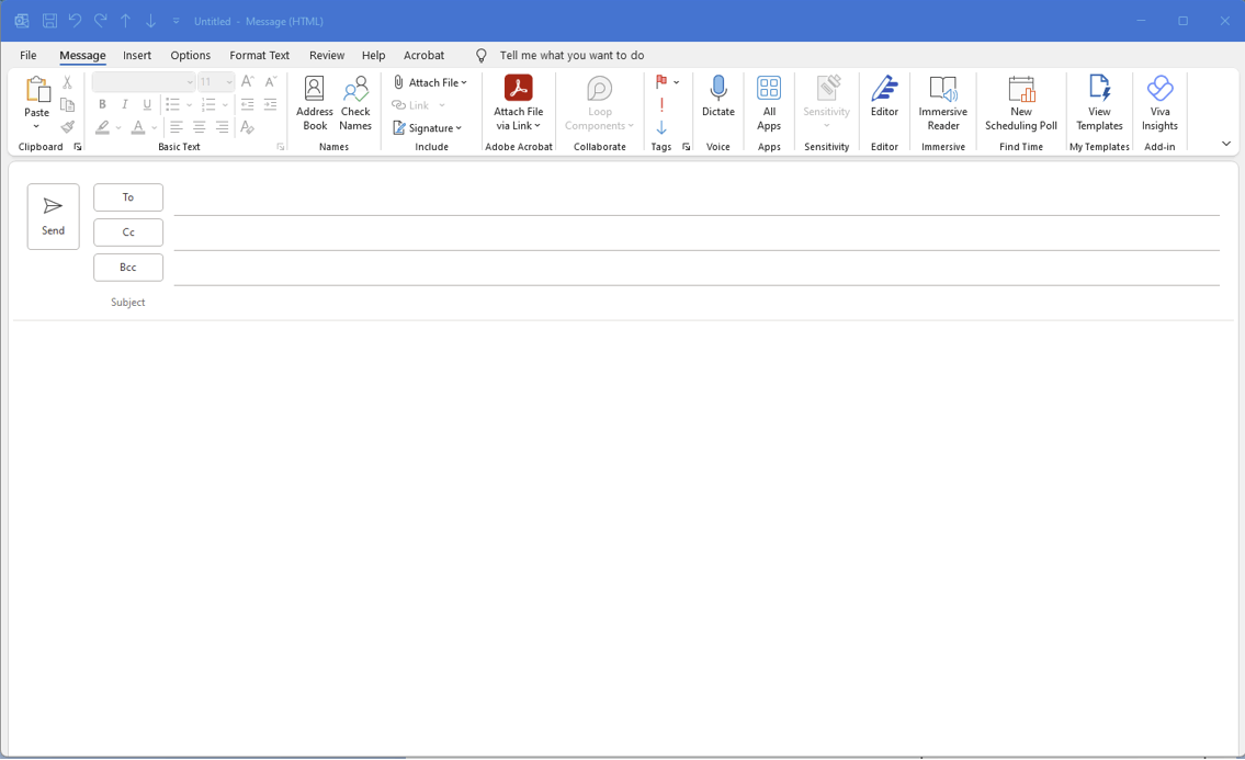 Viva Insights and View Templates Buttons constantly swapping positions ...