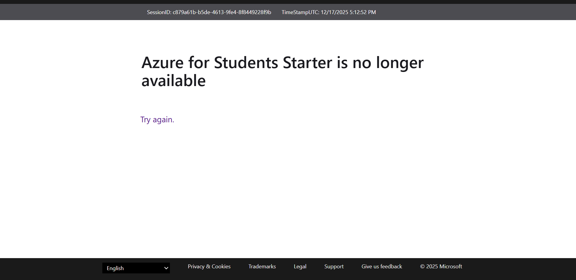 Unable to access my Azure for Students subscription despite having ...