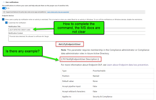 MS Purview create endpoint DLP using PowerShell script - Microsoft Q&A MS Purview create endpoint DLP using PowerShell script - Microsoft Q&A