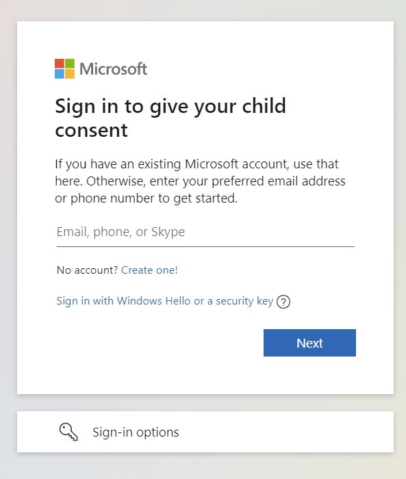 Child Microsoft account can't login, stuck in endless loop of parental ...