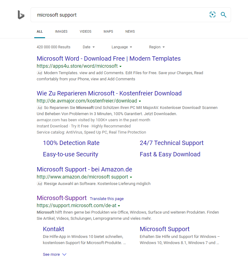 Can't change search engine for the search box! - Microsoft Q&A