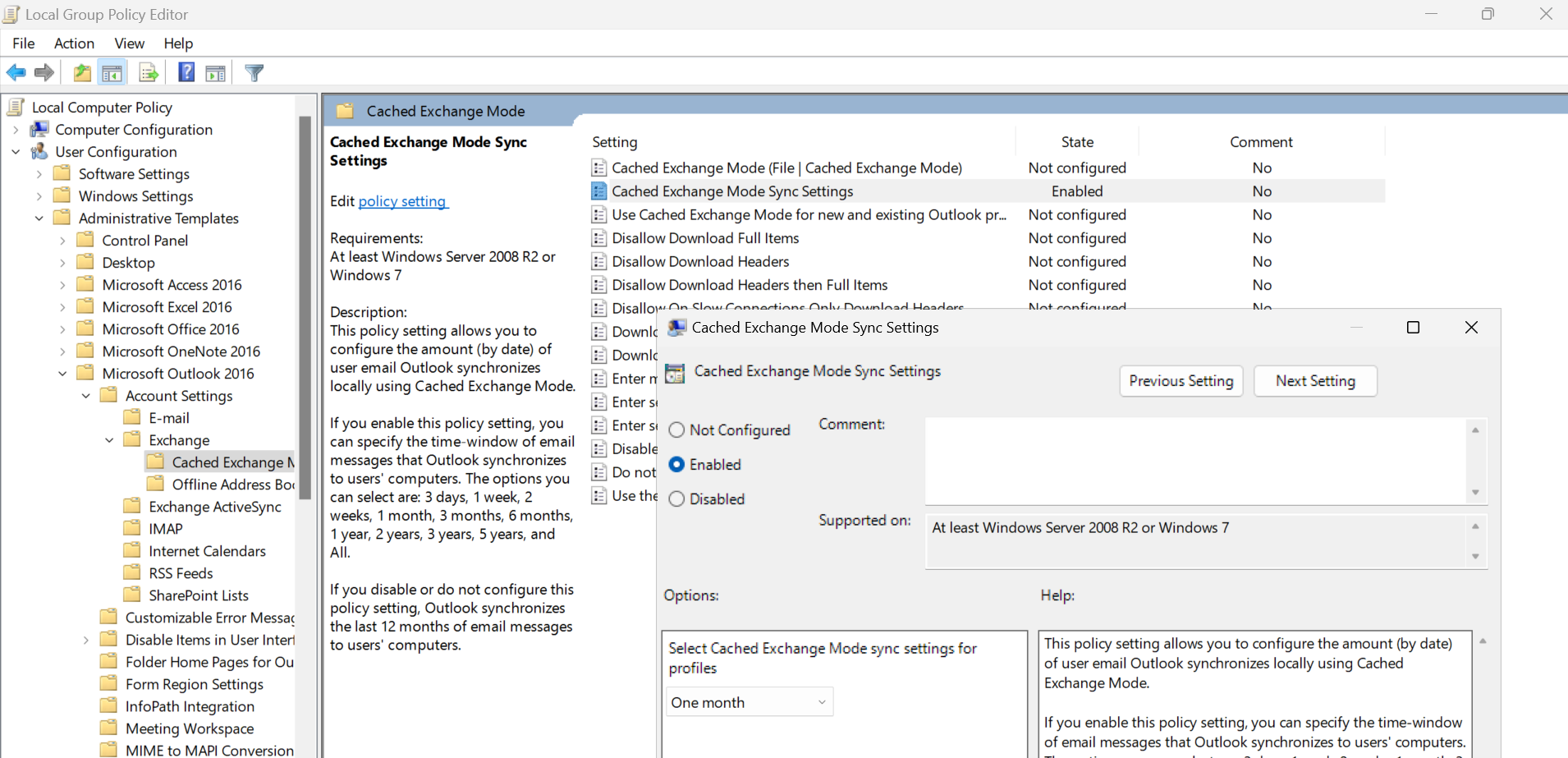 timeline for viewing email in outlook on AVD - Microsoft Q&A