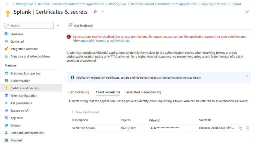 How to fix ClientCertificateCredential authentication failed: - Microsoft Q&A