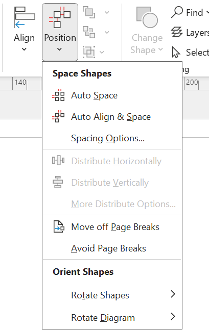 Mac Visio Online - where is "Auto Align & Space"? - Microsoft Q&A