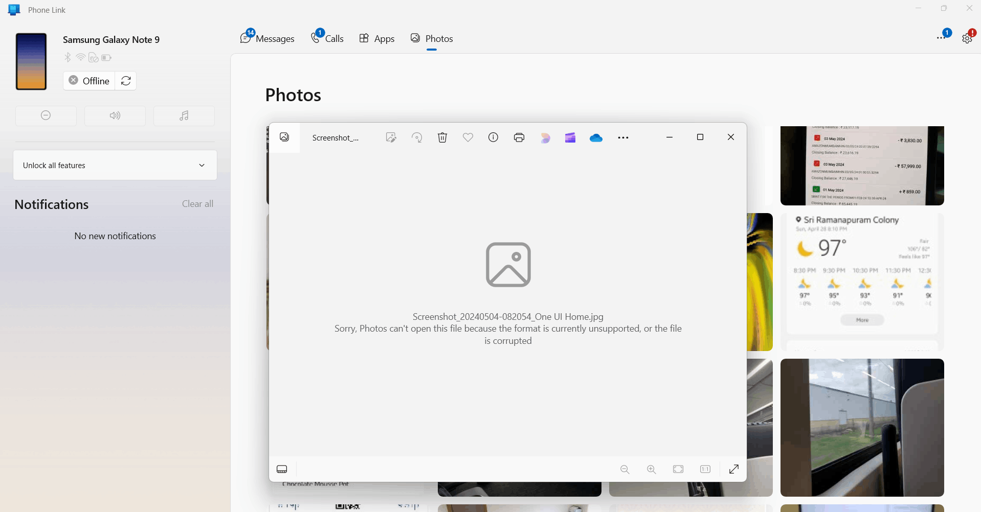 Finding Location for Phone Link Cached Data Without Mobile - Microsoft Q&A