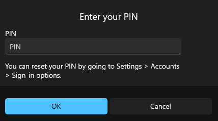 Pin issues - Microsoft Q&A