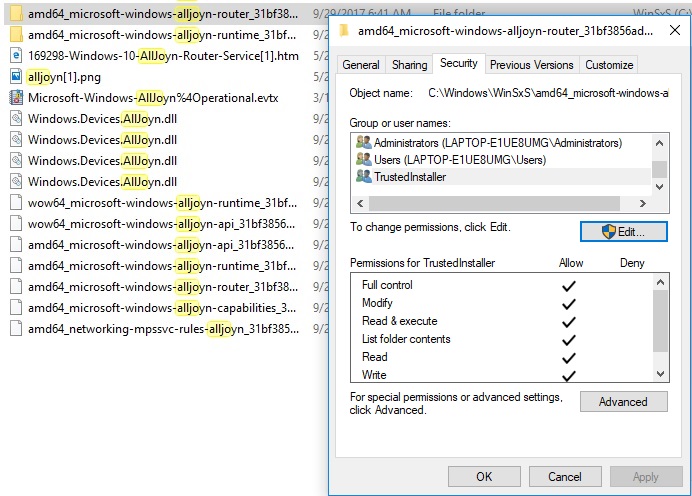 Windows 10 Home - Getting "TrustedInstaller" permission to edit and ...
