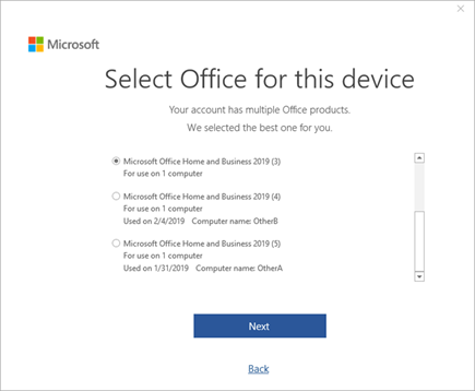 Registering multiple Office product keys to your account. - Microsoft Q&A