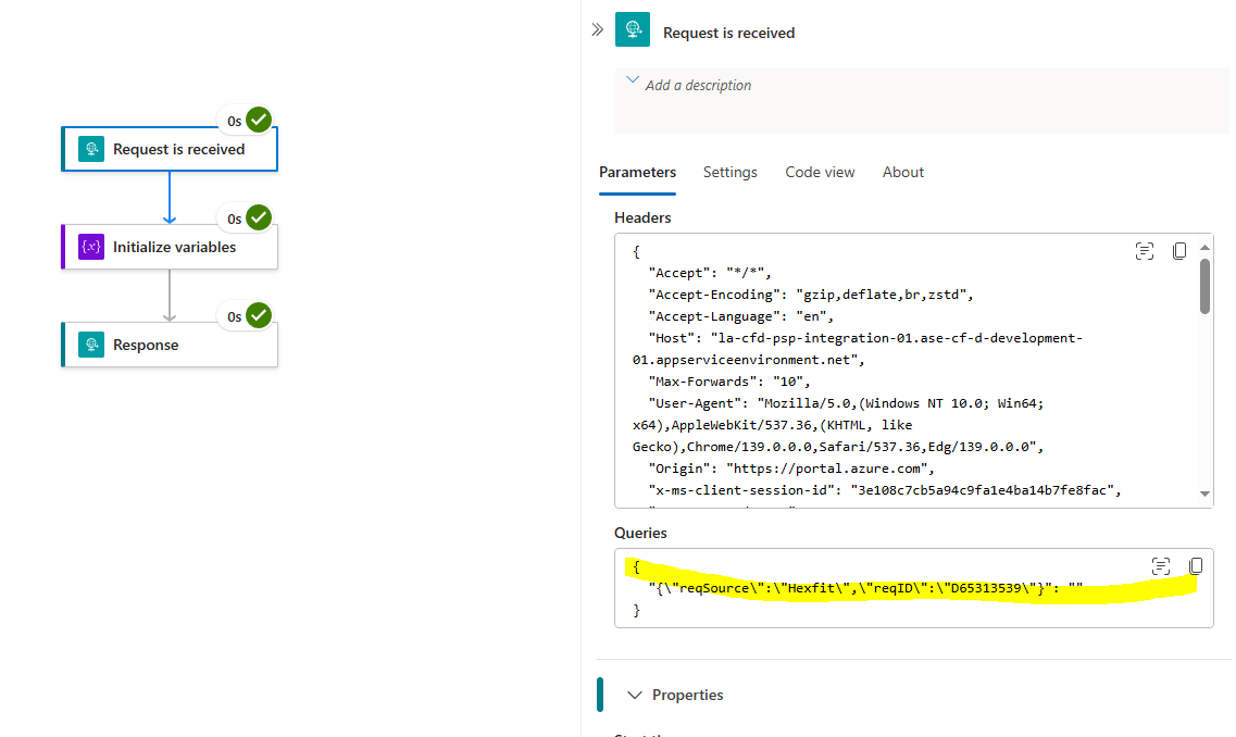 Logic app workflow "Run with payload" - Microsoft Q&A