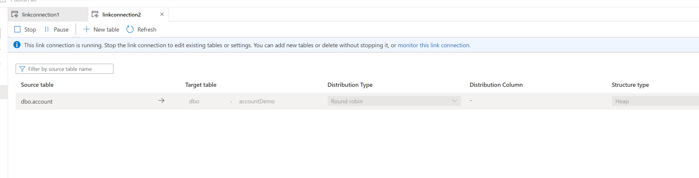 Issue with Synapse Link connection (properly set services) due to unexplained error message ...