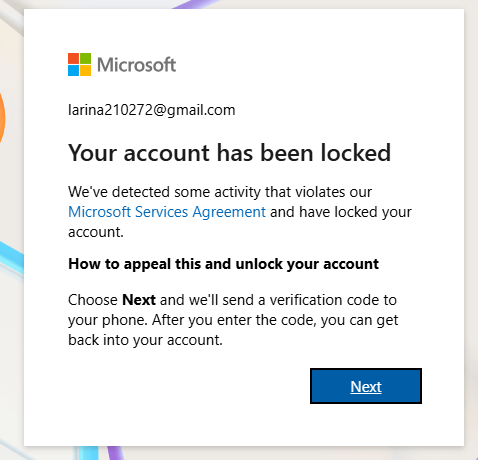 Account has been blocked - Microsoft Q&A