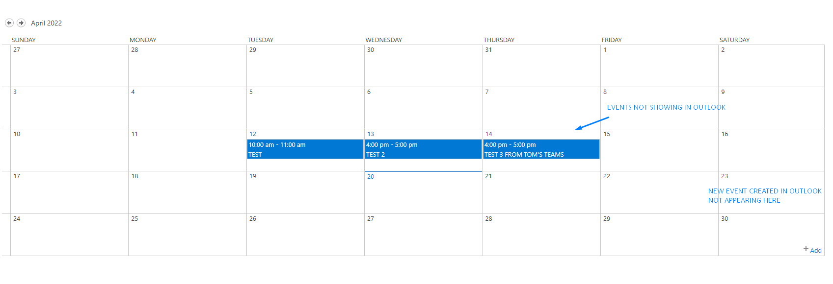 SharePoint Calendar not syncing to Outlook - Microsoft Q&A