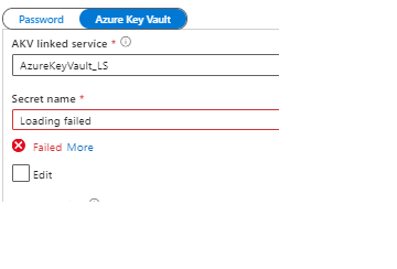 Secret loading failed in LS when I try to use Azure Key vault. - Microsoft Q&A