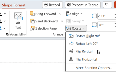 Text box angles change when presenting powerpoint in teams - Microsoft Q&A