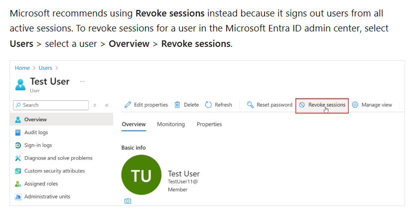 Revoke multifactor authentication sessions not working anymore ...