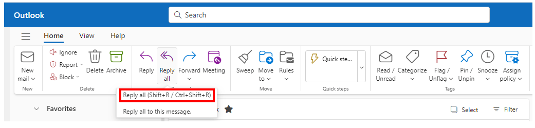 How to display KeyTips in Outlook webmail - Microsoft Q&A