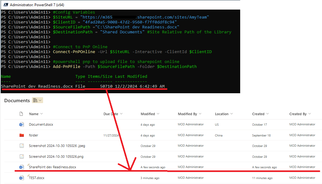 Unable To Upload Files To Sharepoint Using Pnppowershell Constantly Getting 401 Error 