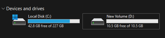 How do I merge my USB Drive partition to one of the drives except the C ...