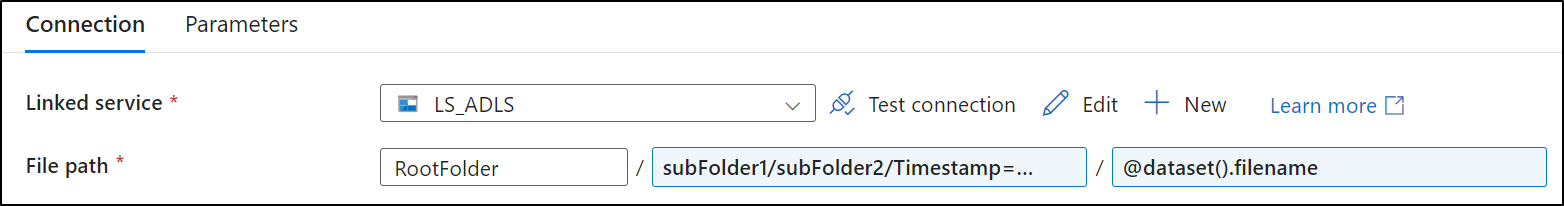 I have folder structure as below in my source container. I want to ...