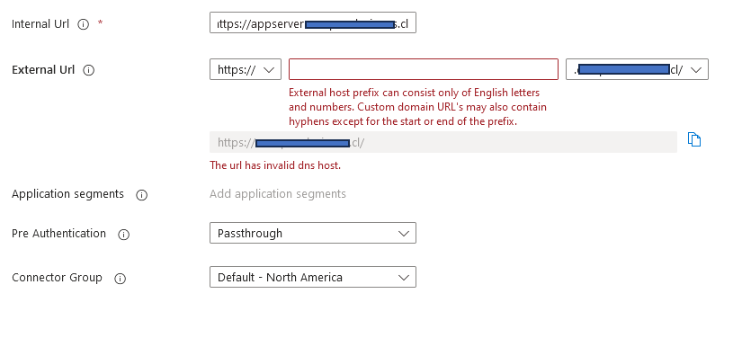 I want to publish an opremise application without using www as ...