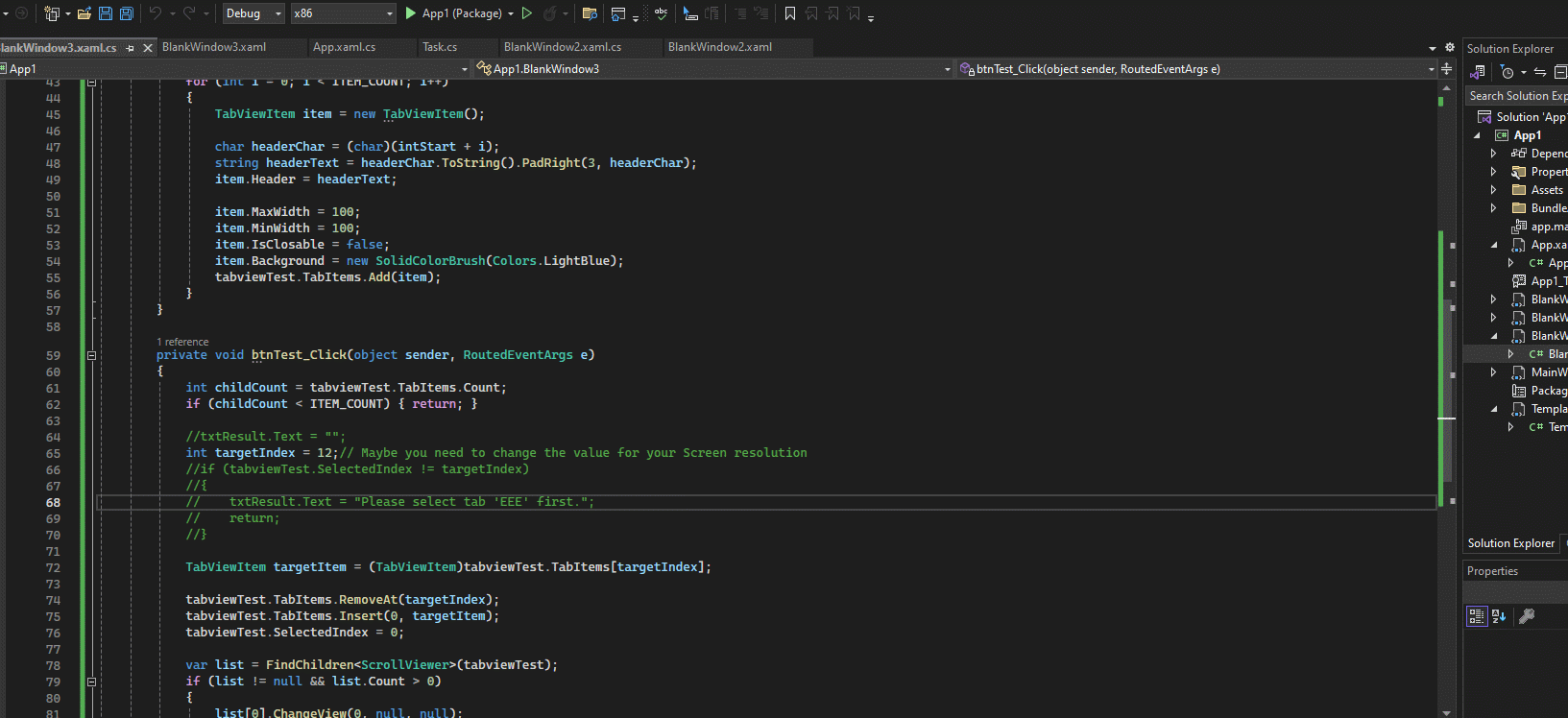 How To Scroll In The Tabs Area In Tabview In Winui3 By Using Code Microsoft Qanda