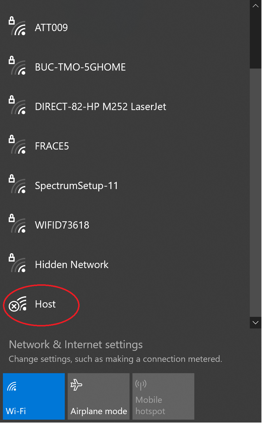 Cannot Connect to Wifi SSID with X Next to It - Microsoft Q&A