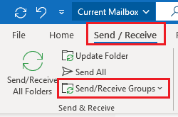 Outlook synchronization issue: "This folder has not yet been updated ...