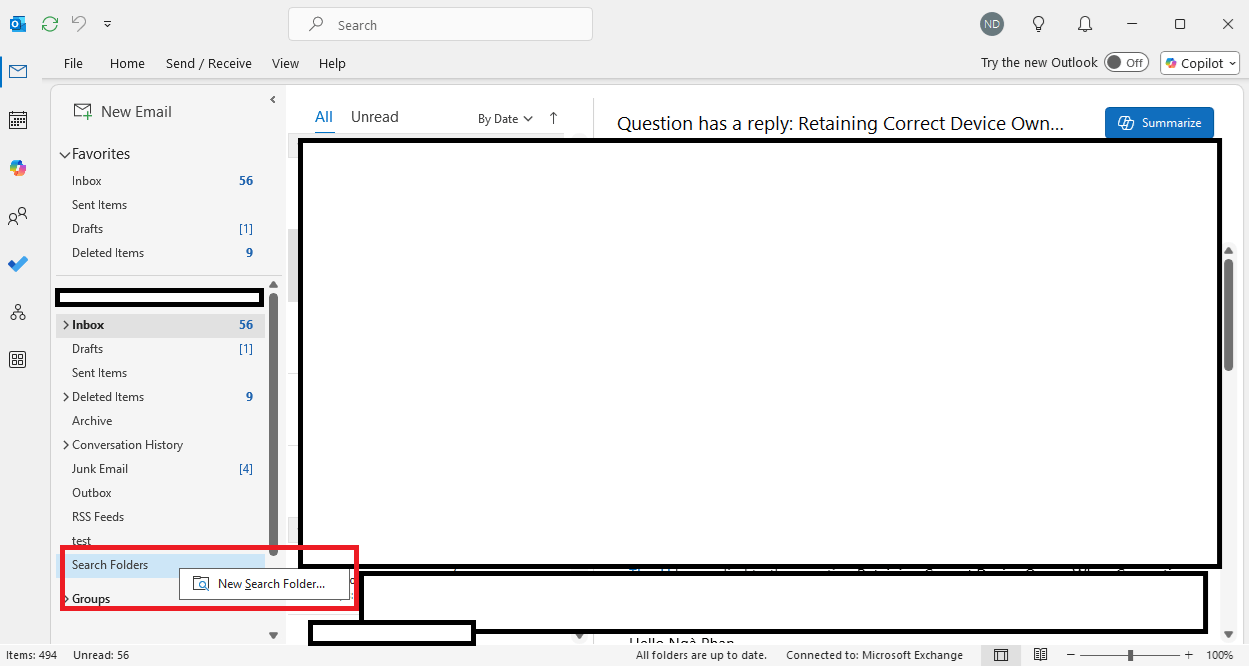 Can I have an unread email folder in Outlook 365? - Microsoft Q&A