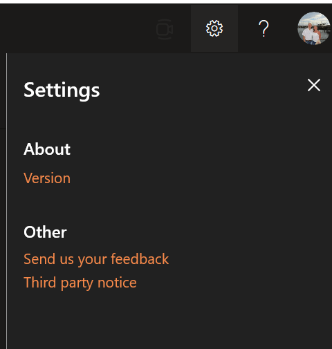Office 365 settings Cog - Microsoft Q&A