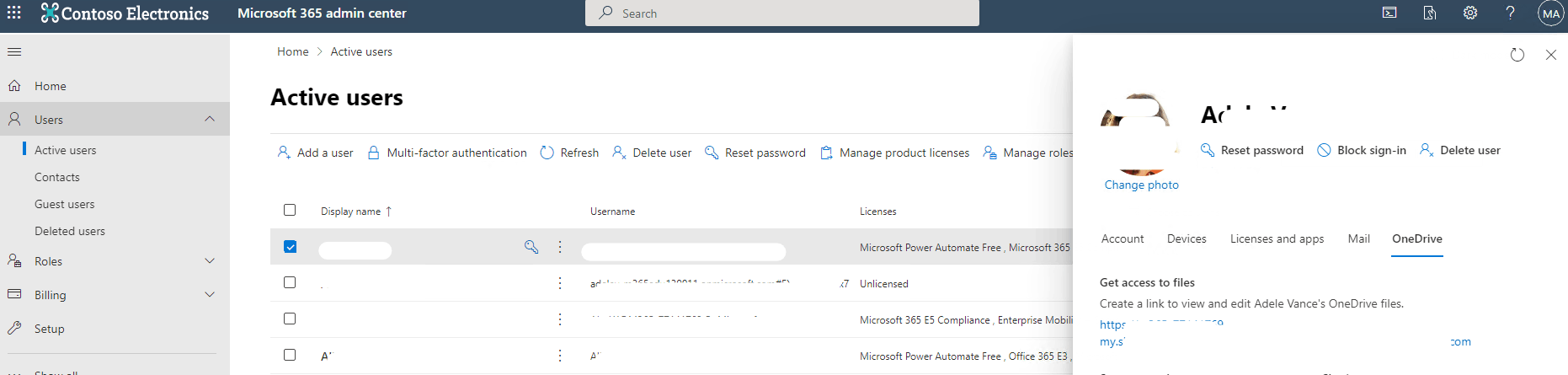 How can an administrator access an end user's OneDrive recycle bin ...