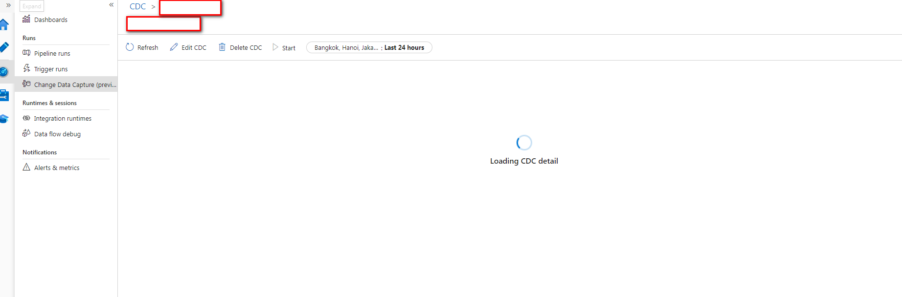 Change Data Capture ADF doesn't work when using Azure Devops deploying from Dev Environment to ...