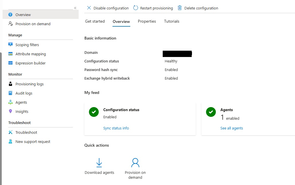 How do I restart the Cloud Sync agent for immediate synchronization? - Microsoft Q&A