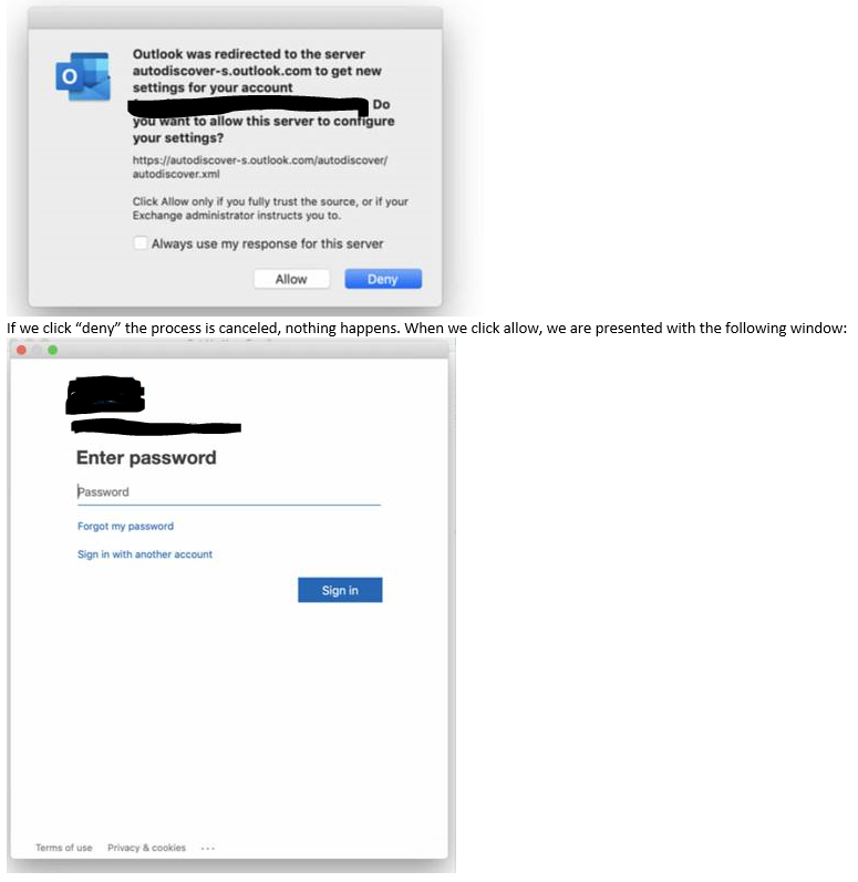 Outlook / Office 365 Sign-in password prompt window. - Microsoft Q&A